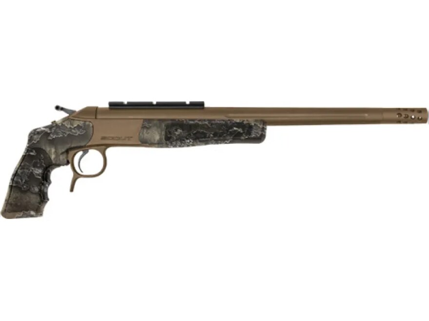 CVA Scout Single Shot Pistol 350 Legend 14 Fluted Barrel Burnt Bronze