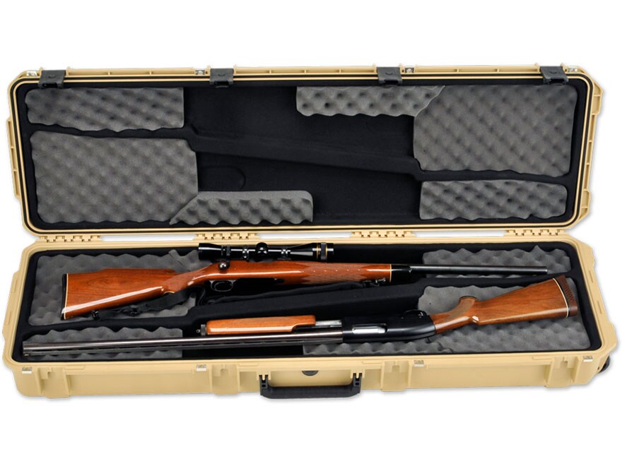SKB iSeries 5014 Double Scoped Rifle Case 49 Polymer Tan