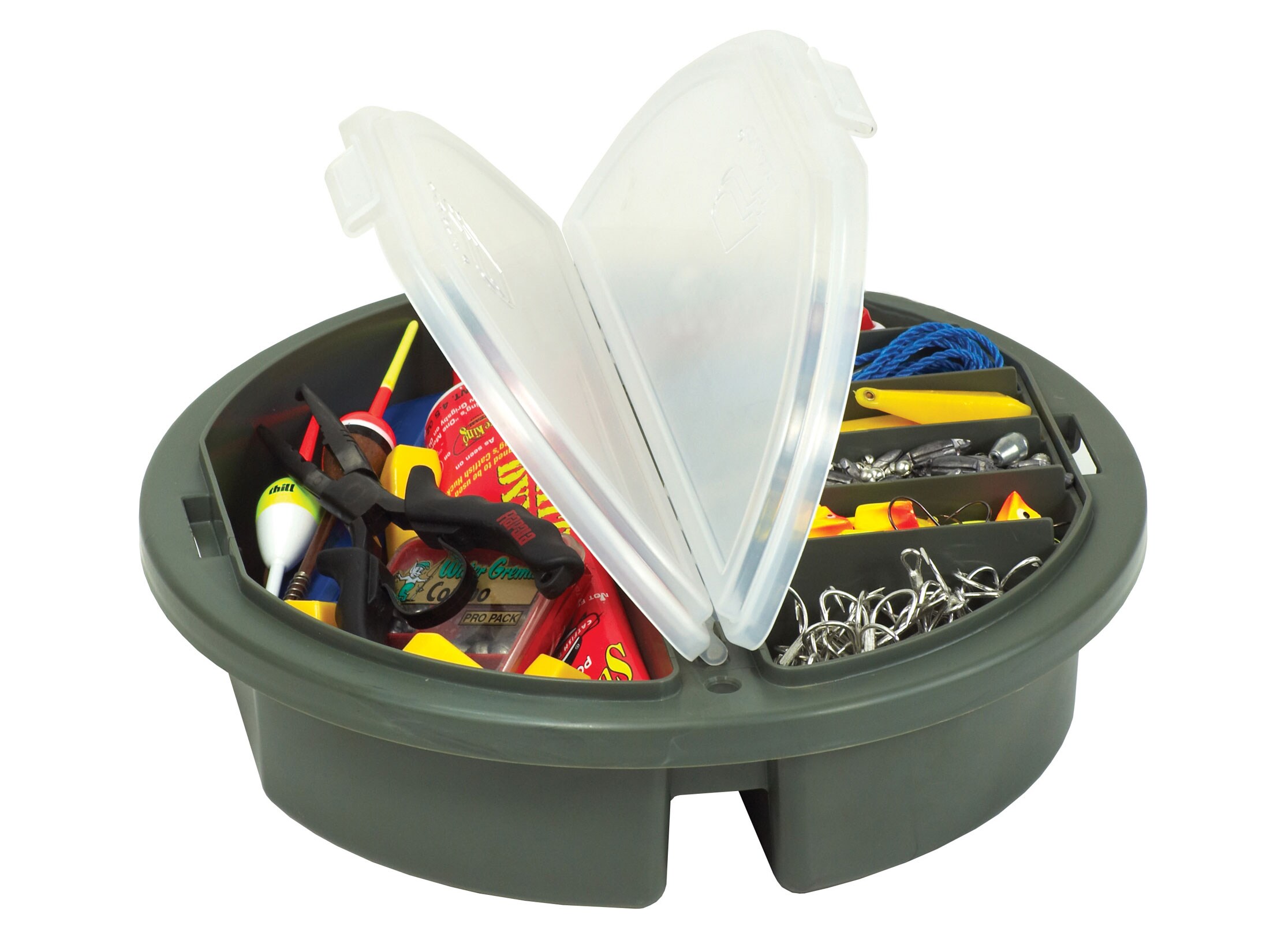 Plano Bucket Top StowAway Topper/ Organizer Polymer O.D. Green/ Clear