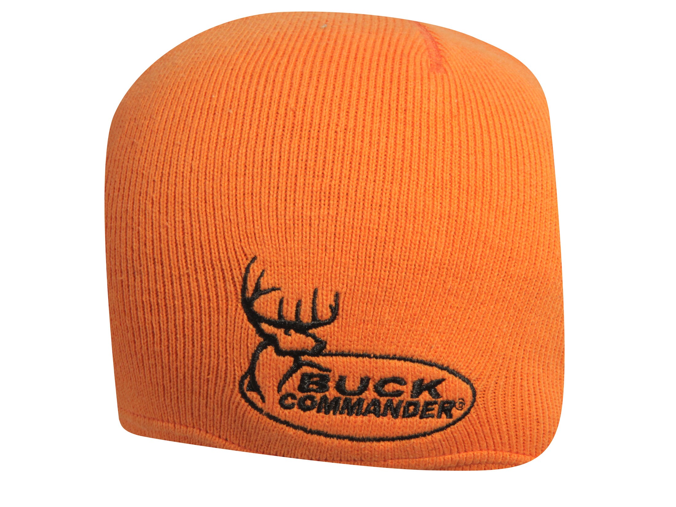 Buck Commander Reversible Logo Beanie Cotton Acrylic Black Blaze