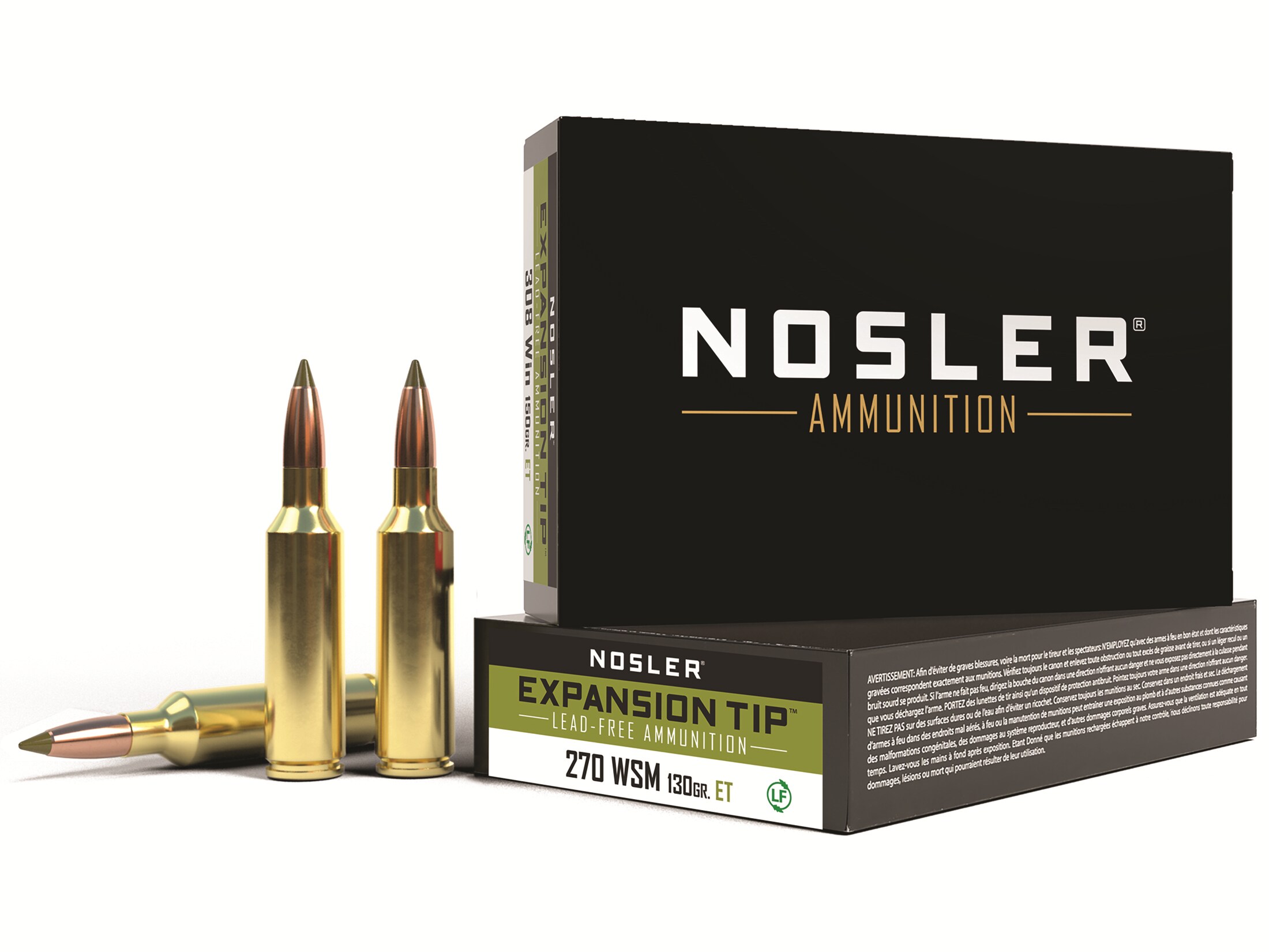Nosler E Tip Ammo 270 Winchester Short Mag WSM 130 Grain Polymer Tip Nosler E Tip Ammo 270 Winchester Short Mag WSM 130 Grain Polymer Tip