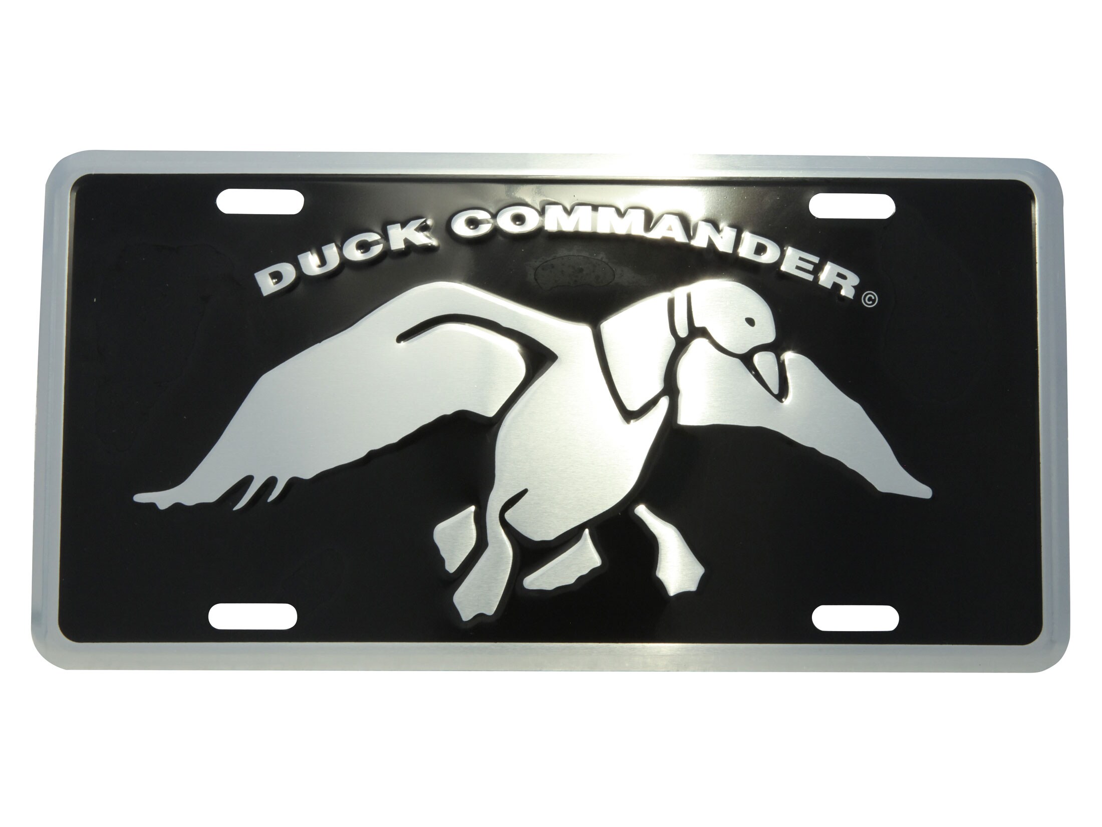Duck Commander License Plate Black Pink