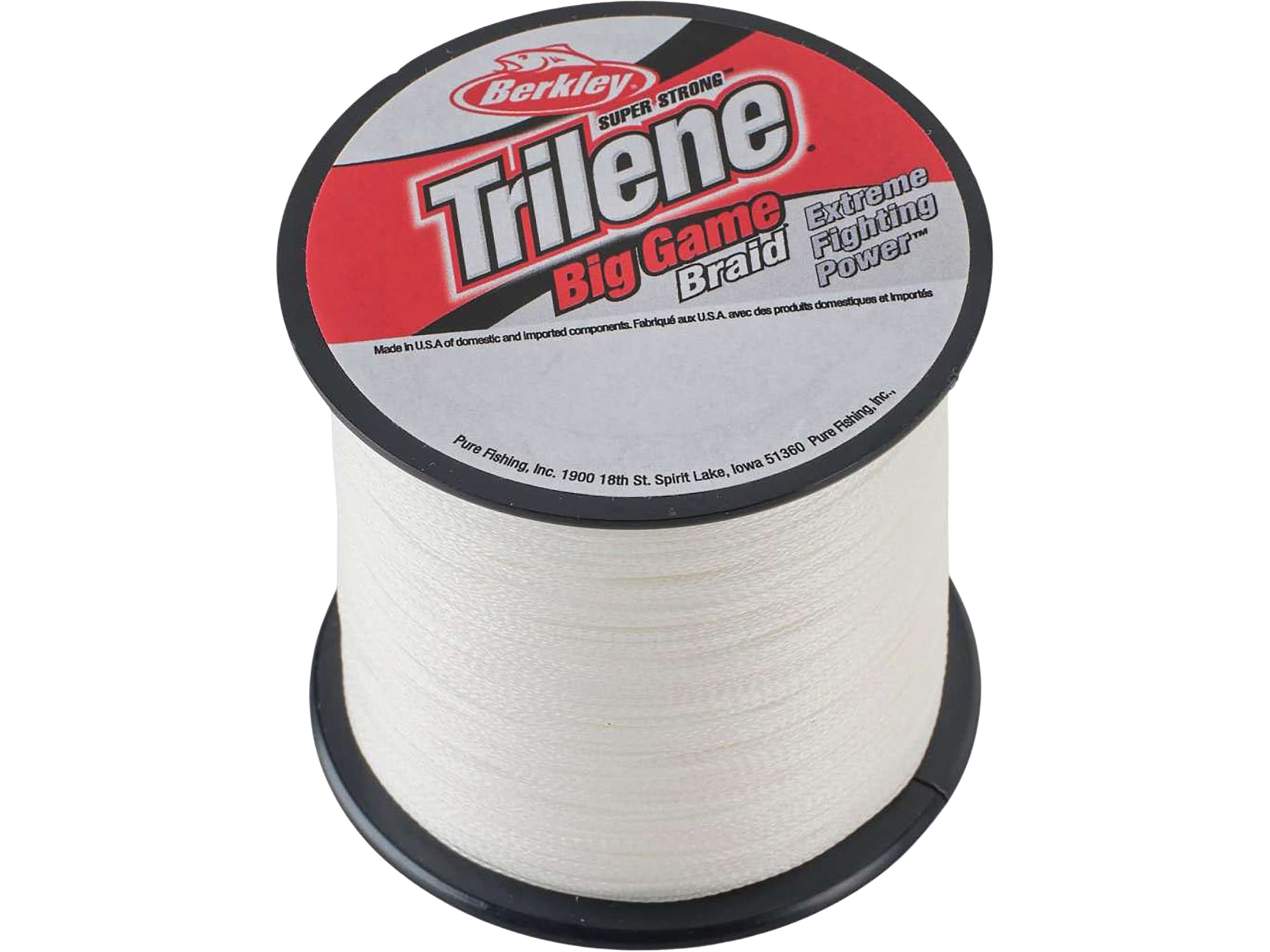 Berkley Trilene Big Game Braided Fishing Line 20lb 328yd Crystal