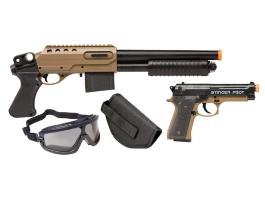 Crosman Airsoft Recon Airsoft Shotgun Pistol Kit Spring Powered