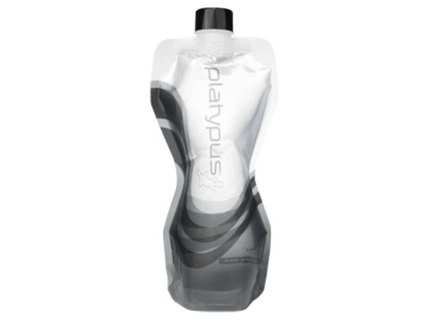 Platypus Platy 1 Liter Soft Water Bottle Hyperflow Cap Polymer Orange