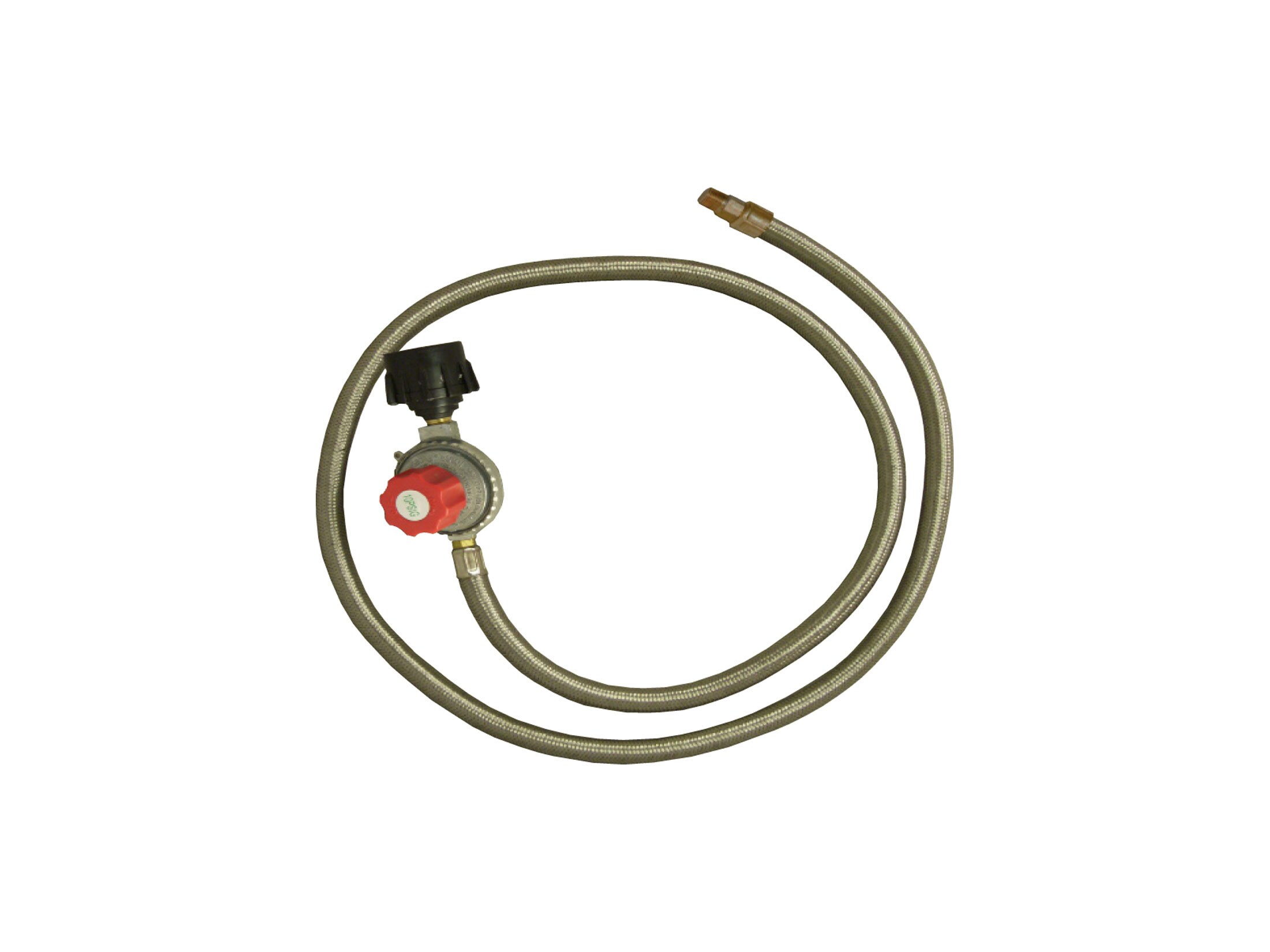 King Kooker High Pressure Adjustable Gas Regulator Male 1/8 Male Pipe