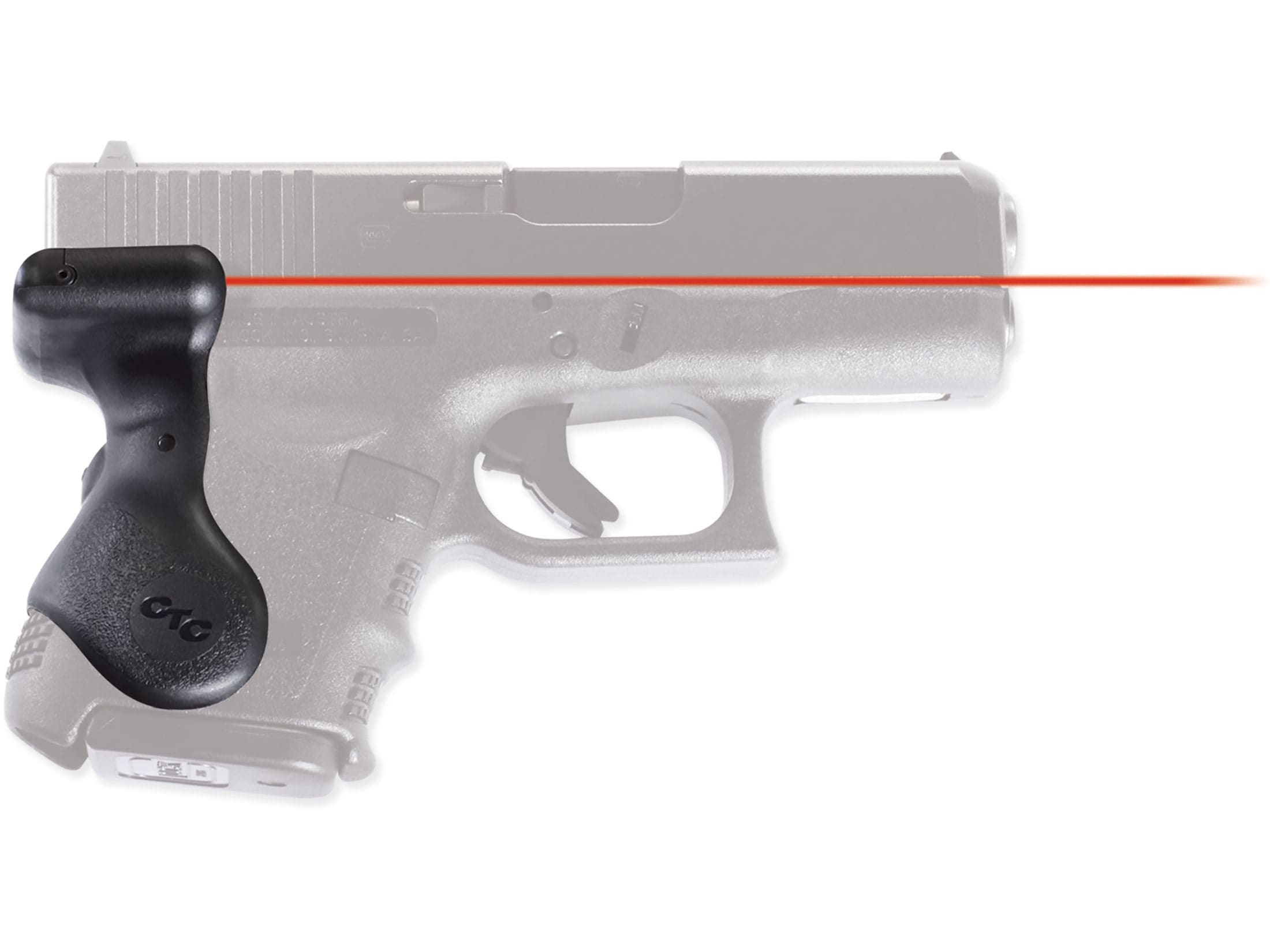 Crimson Trace Lasergrips Glock Gen-3 26, 27, 28, 33, 39 Rear