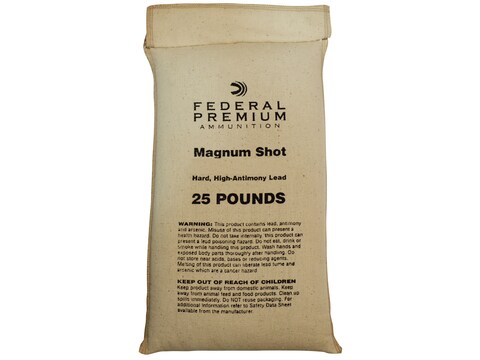 Federal Mag Lead Shot #8 25 lb Bag