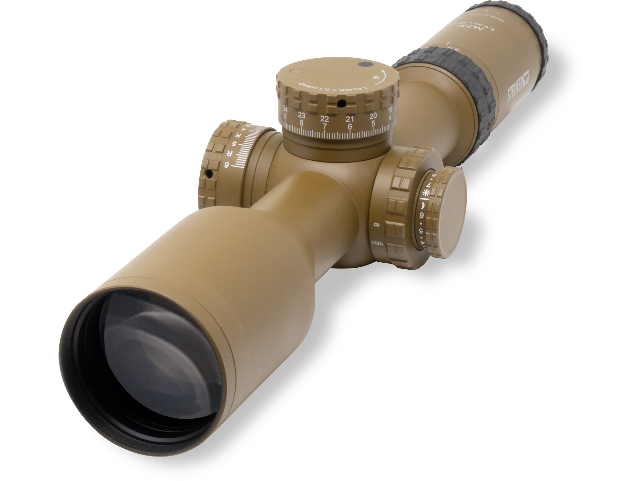 Steiner M7XI Tactical Rifle Scope 34mm Tube 2.9-20x 50mm 1/10 MRAD