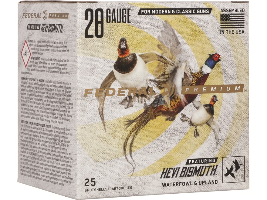 Federal Premium Hevi-Bismuth 28 Ga Ammo 2-3/4 #3 Bismuth Shot