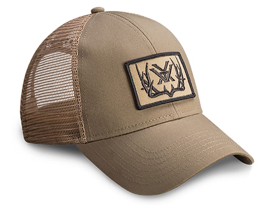 Vortex Optics Mule Deer Mesh Back Logo Cap Tan