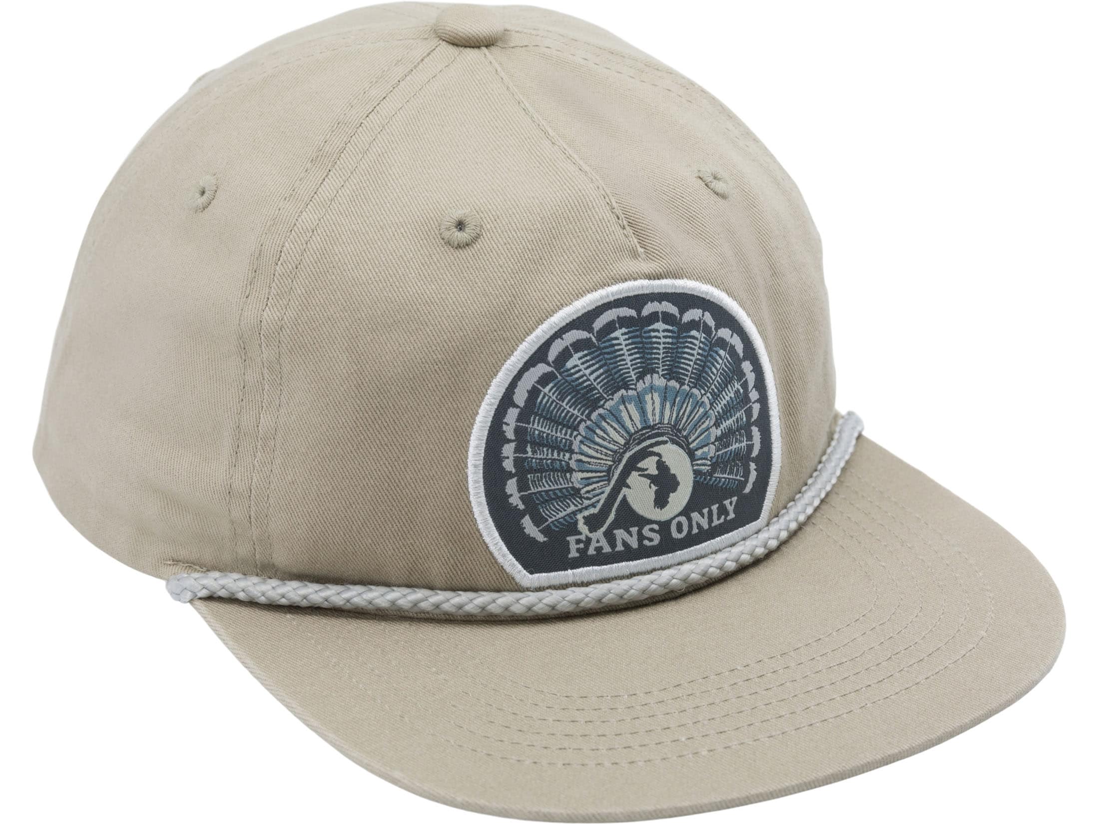 Drake Men's Fans Only Rope Hat Khaki One Size Fits Most