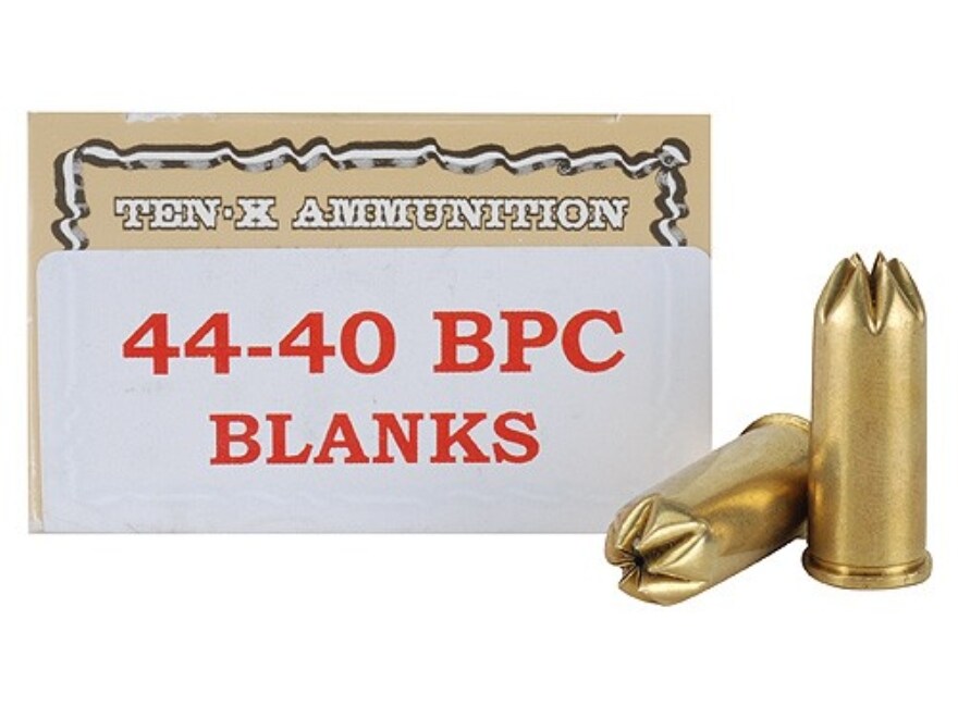 Ten-X Ammo 44-40 WCF Pistol Blank BPC Box of 50