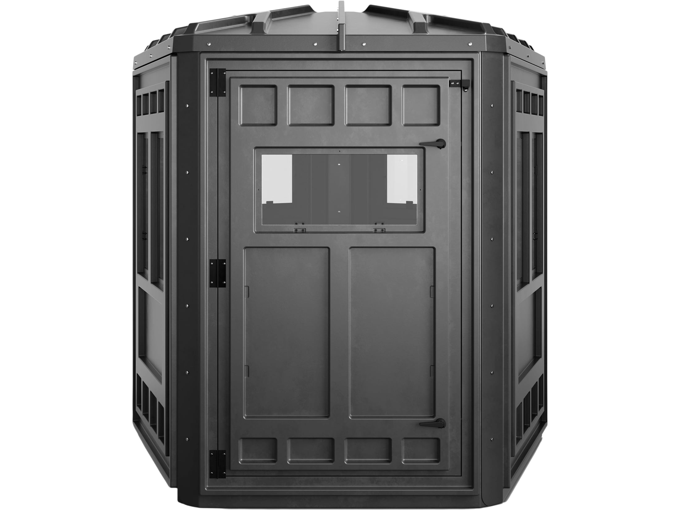 Booner Blinds 5-Panel Dagger Dual Box Blind 75x75 Horizontal Vertical