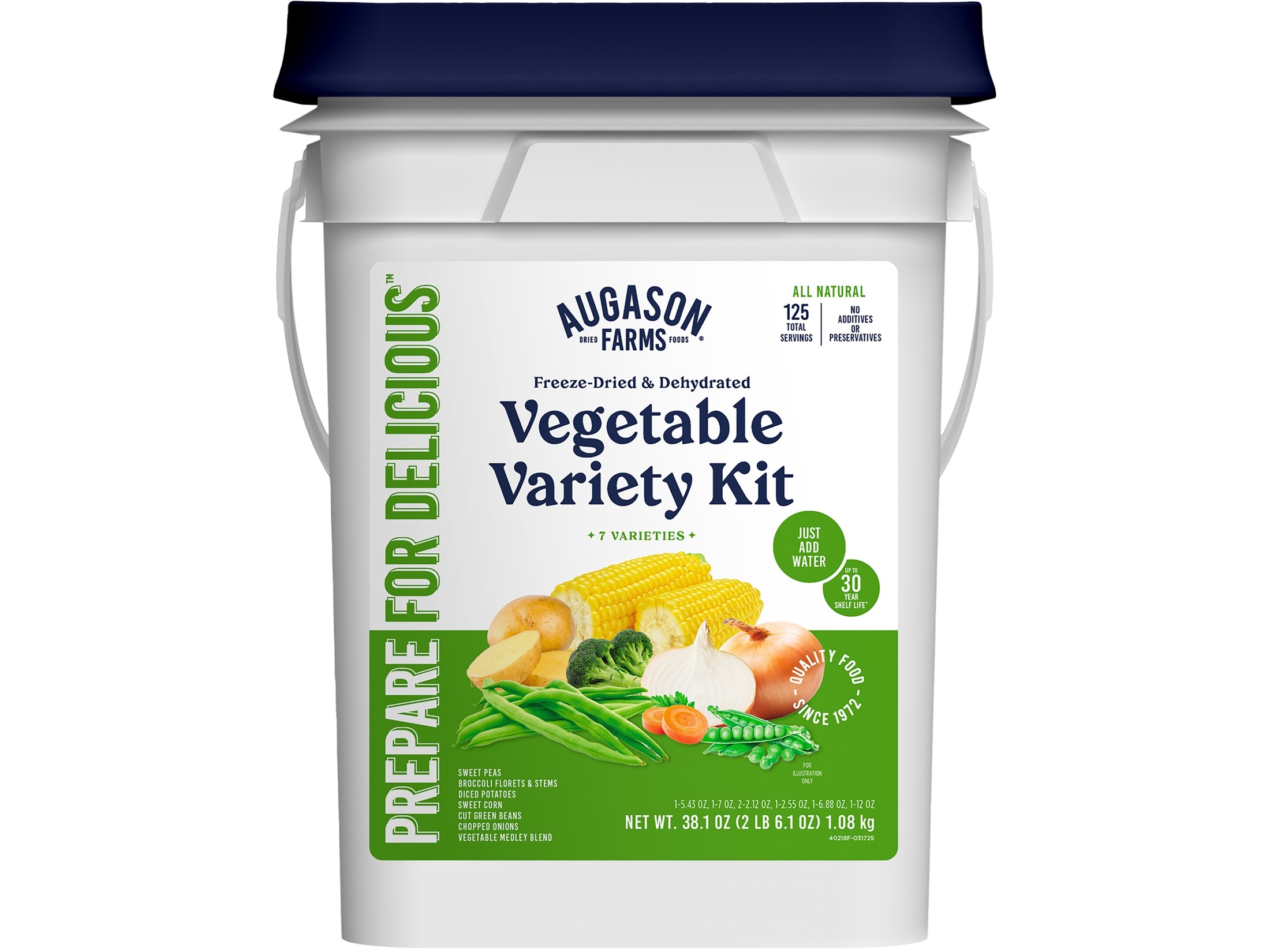 Augason Farms Vegetable Variety Kit Freeze Dried Food