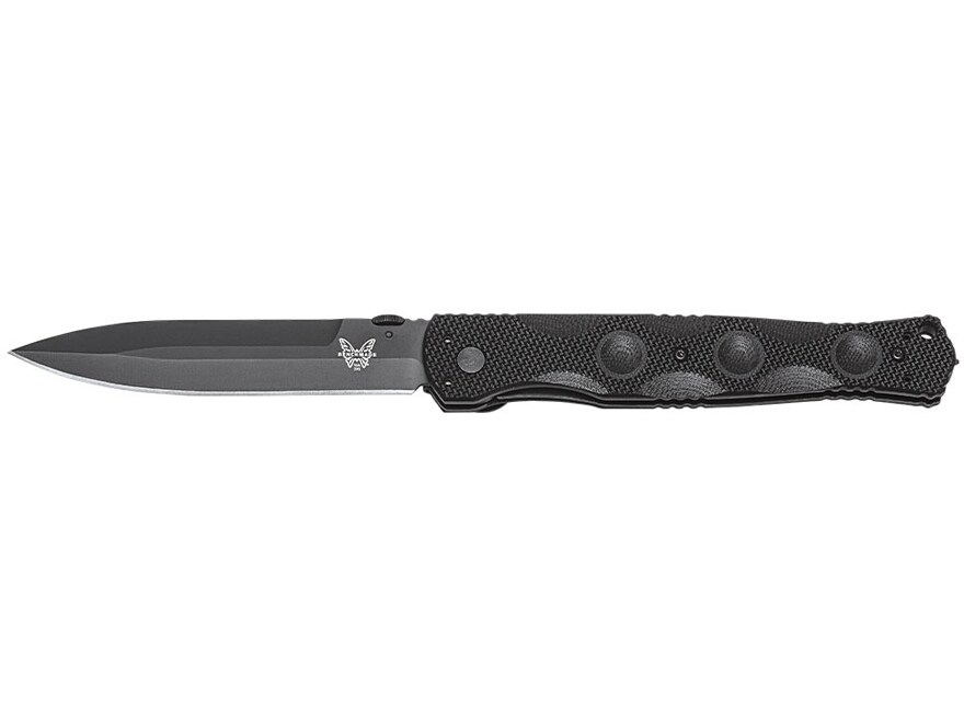 Benchmade 390 SOCP 4.5 Folding Knife 4.5 Black Spear Point D2 Tool