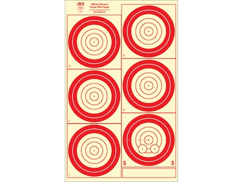 National Target International Bench Rest Shooters Target IBS 200 YD