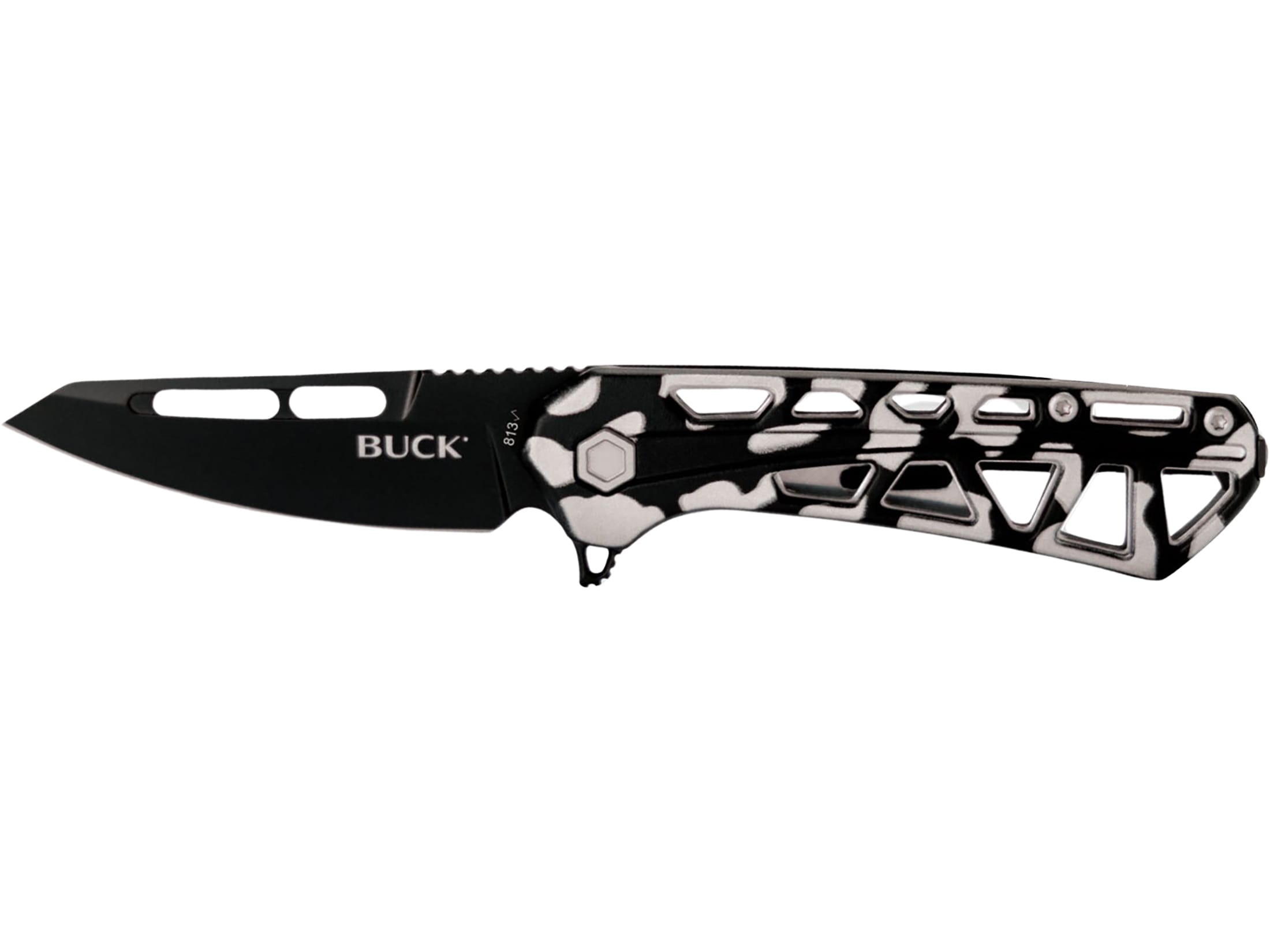 Buck Knives 813 Mini Trace Ops Folding Knife 2.43 Tanto Point 7Cr17MoV
