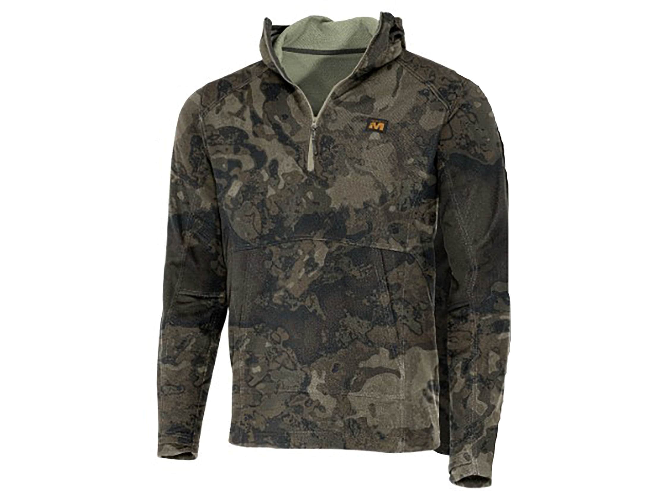 Muddy Outdoors Men's DV8 Quest Midweight Quarter Zip Hoodie Mossy Oak