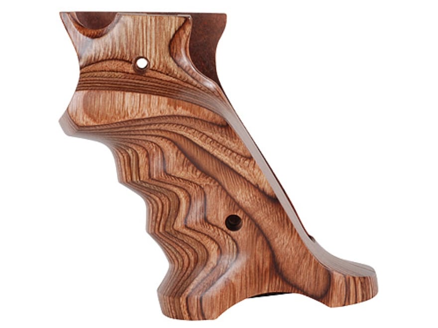 Volquartsen Laminated Wood Target Grips Ruger Mark II Right Hand Brown