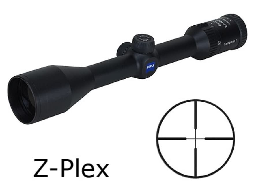 Zeiss MC Conquest Rifle Scope 3.5-10x 44mm Z-Plex Reticle Matte