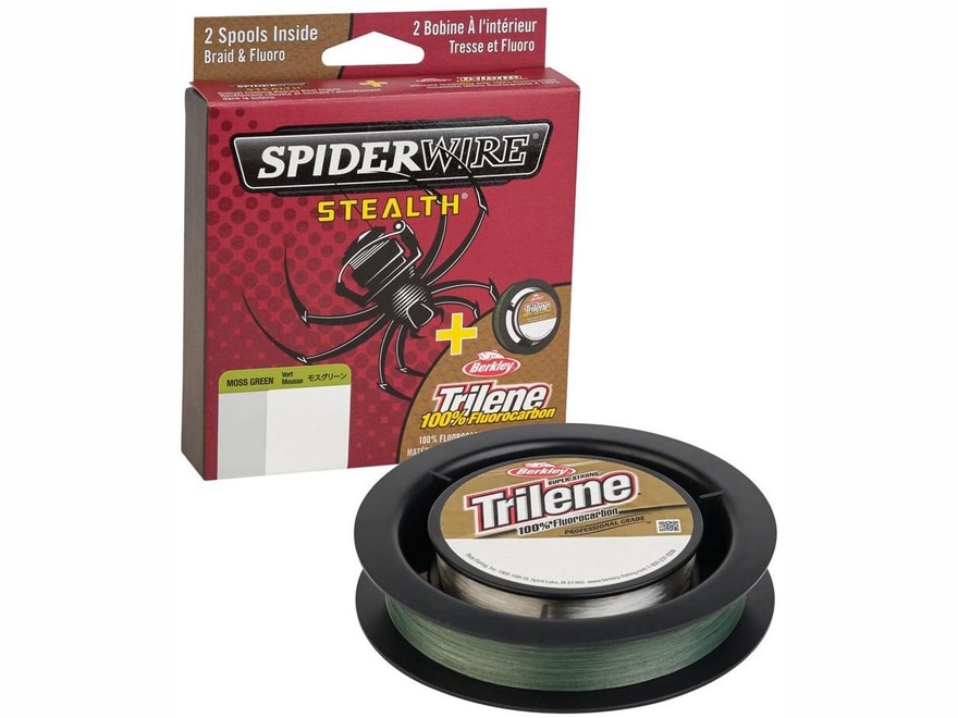 SpiderWire Stealth Trilene 100% Fluorocarbon Dual Fishing Line 20lb