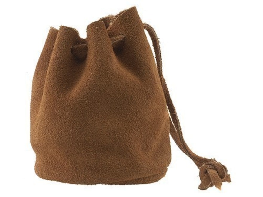 Oklahoma Leather Bullet Bag Stand Up Type Suede Brown