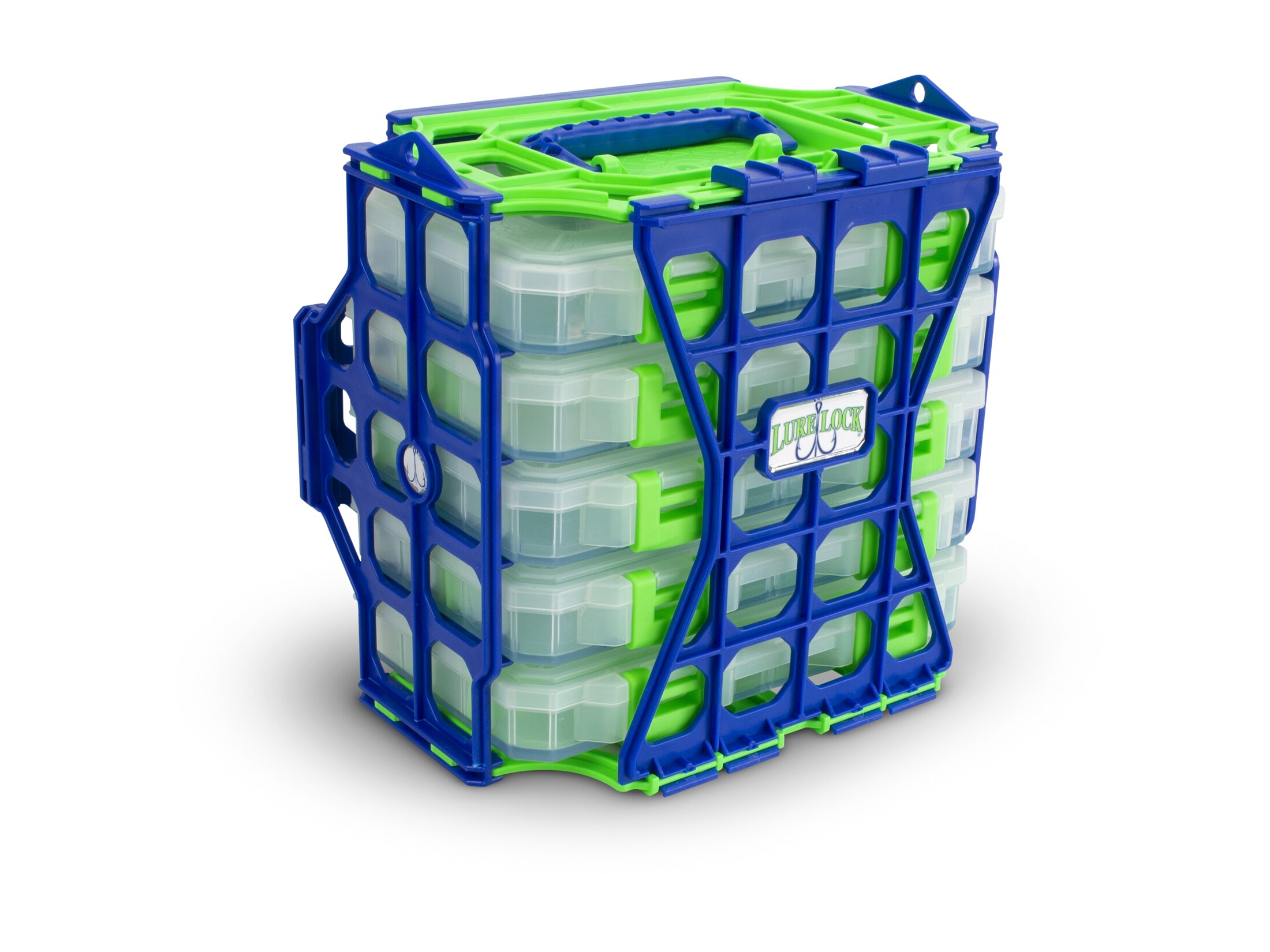 Lure Lock Locker Pack Tackle Box 5 Utility Boxes Medium