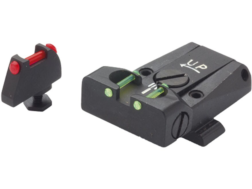 LPA TTF Adjustable Sight Set Glock 17, 19, 22, 23, 34, 35 Steel Fiber