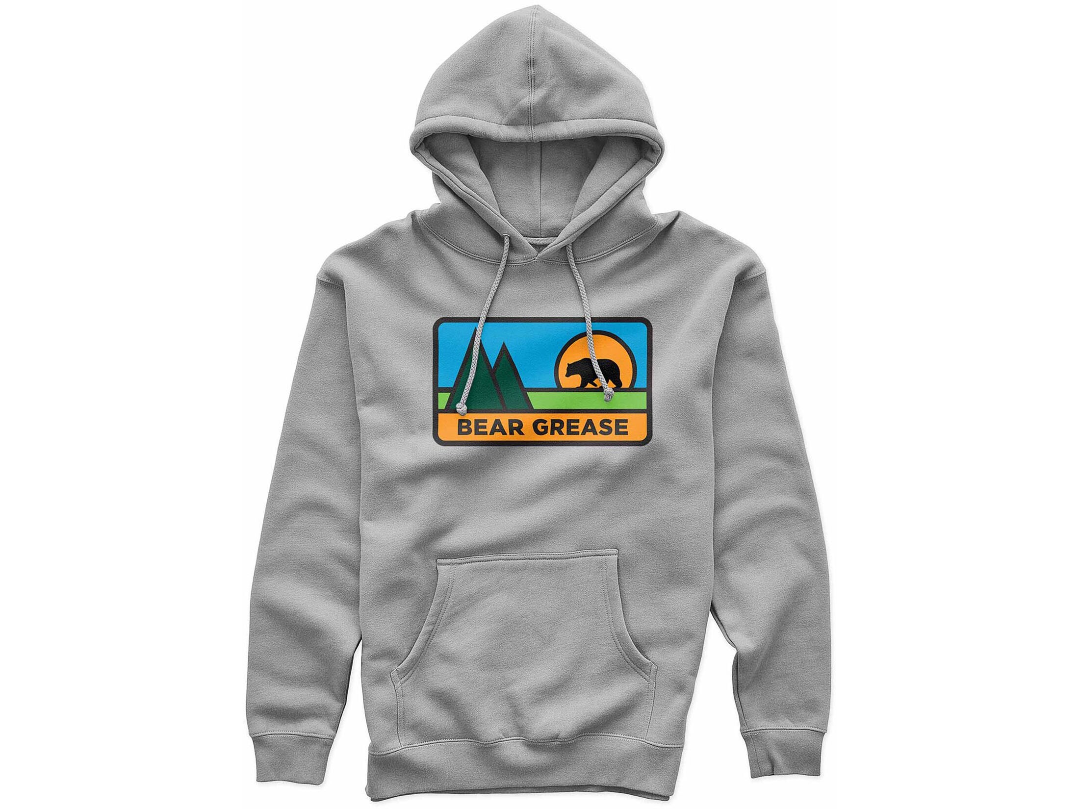 MeatEater Men's Bear Grease Hoodie Heather Gray Large