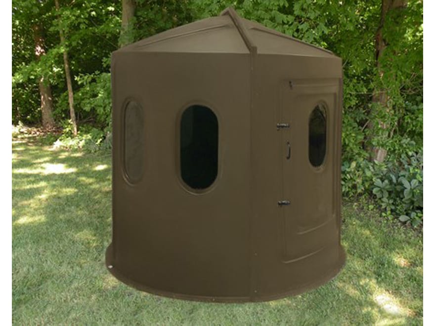 Maverick Blinds 6-Shooter Box Blind Tinted Windows Brown