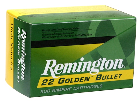 Remington Golden Bullet Ammo 22 Long Rifle 40 Grain High Velocity