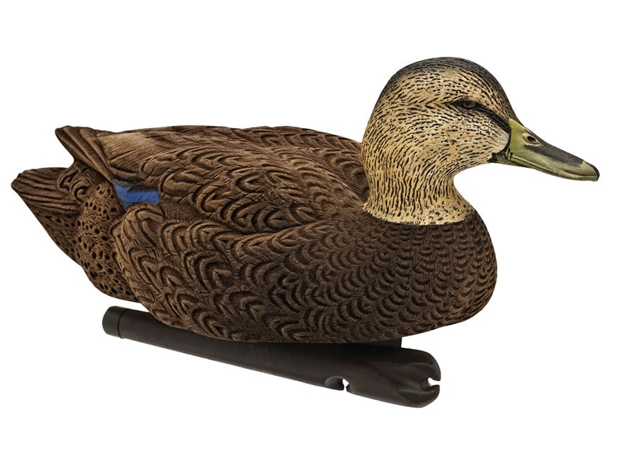 Avian-X Topflight Black Duck Weighted Keel Duck Decoy 6PK