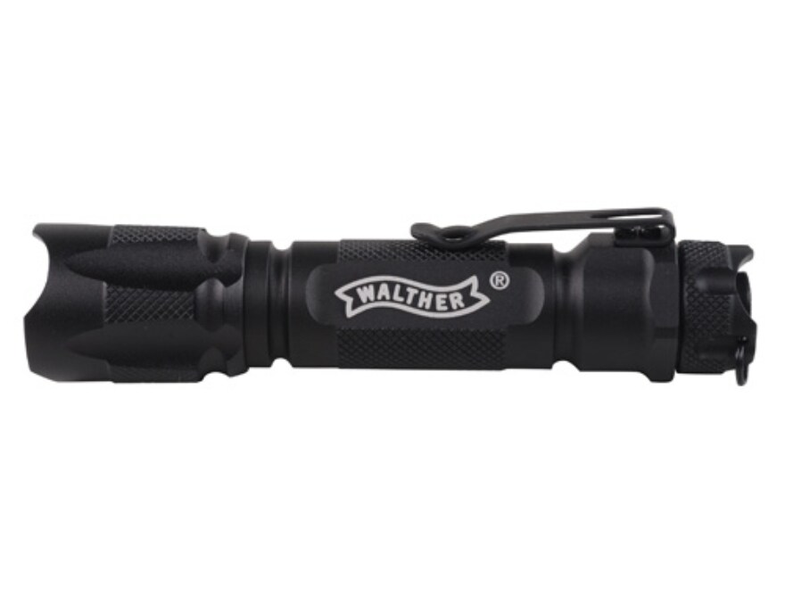 Walther Rebel Tactical Flashlight White LED Aluminum Black