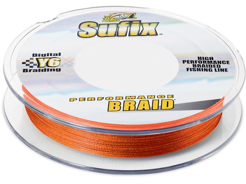 Sufix Performance Braided Fishing Line 50lb 150yd Low-Vis Green