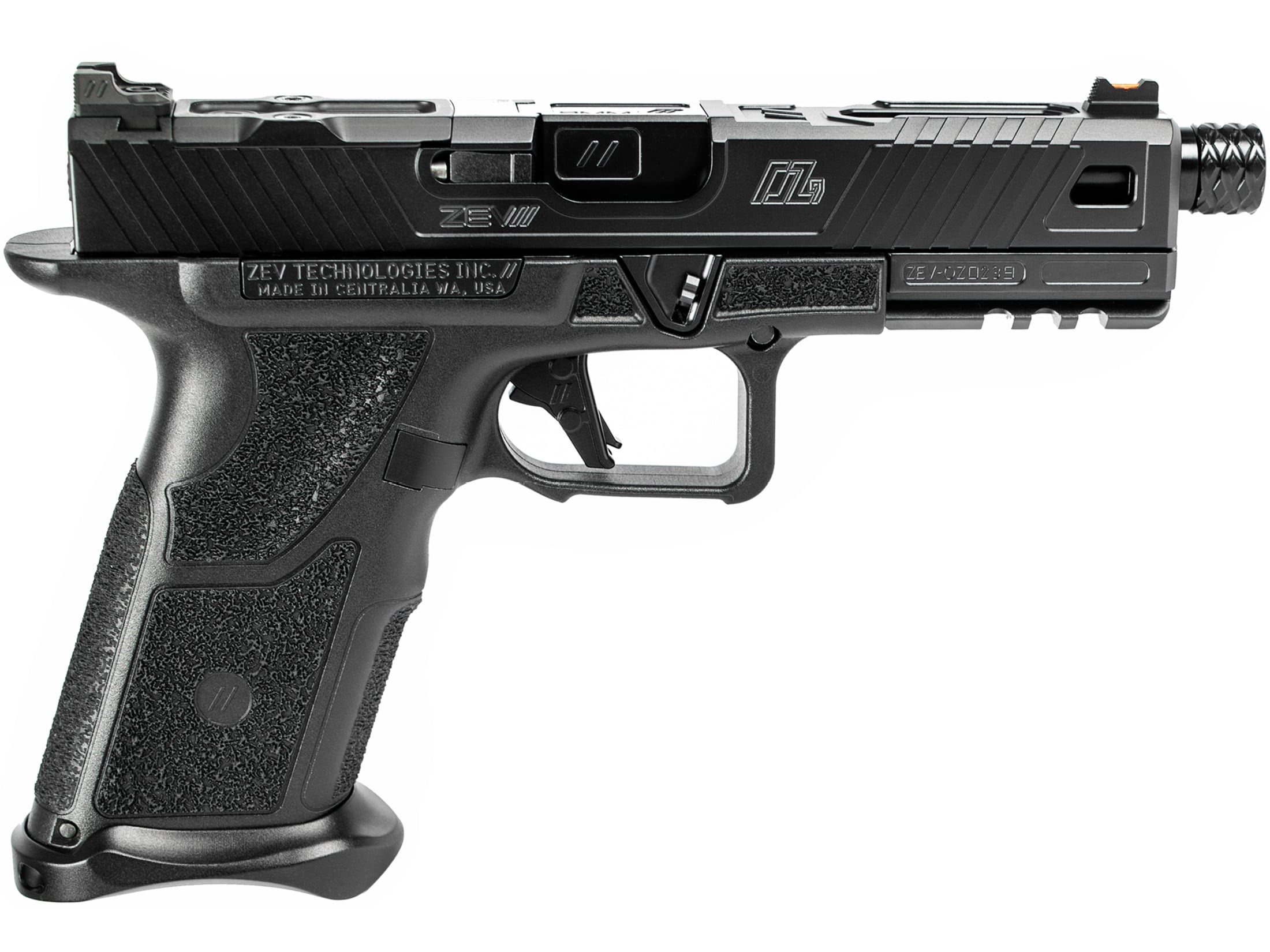 ZEV Technologies OZ-9 9mm Luger Pistol 4.97 Threaded Barrel 17+1 Round