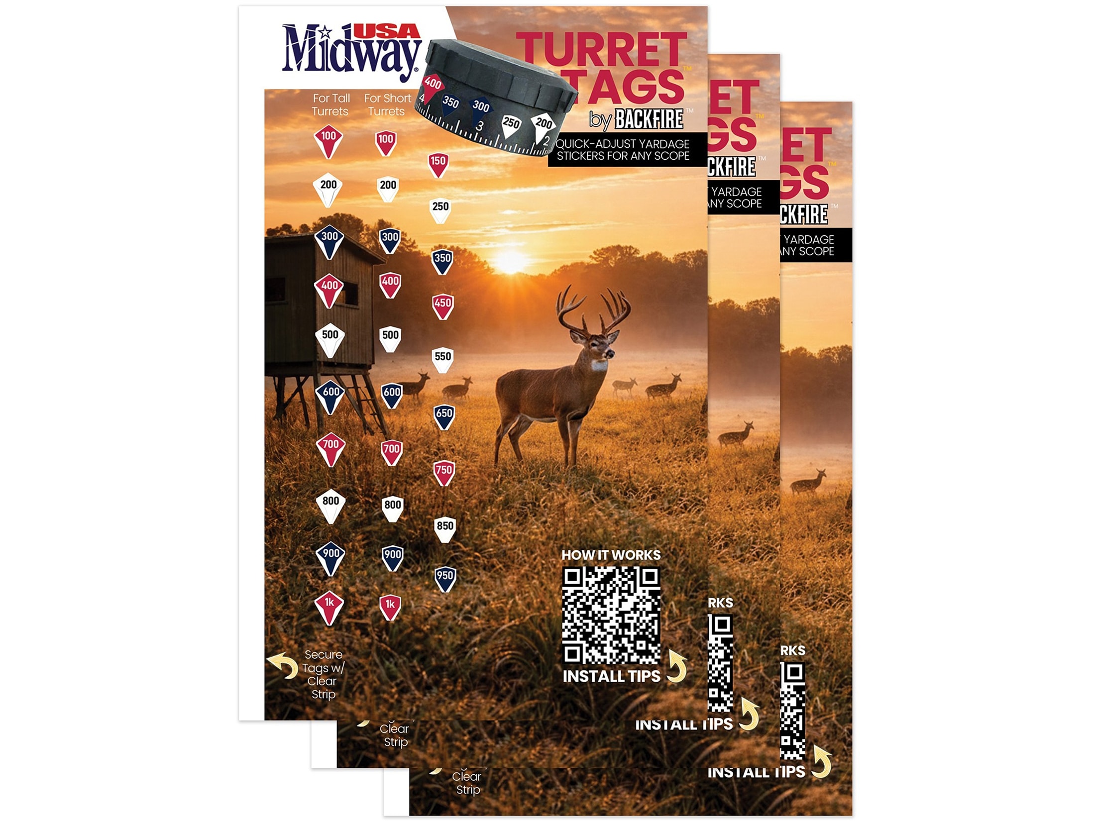 MidwayUSA Turret Tags By Backfire