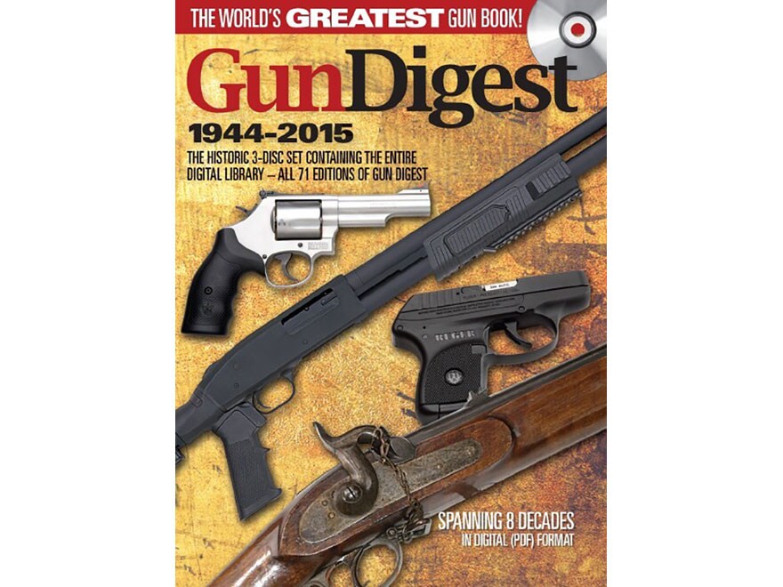 Gun Digest 1944-2015 3-Disc Set CD-ROM