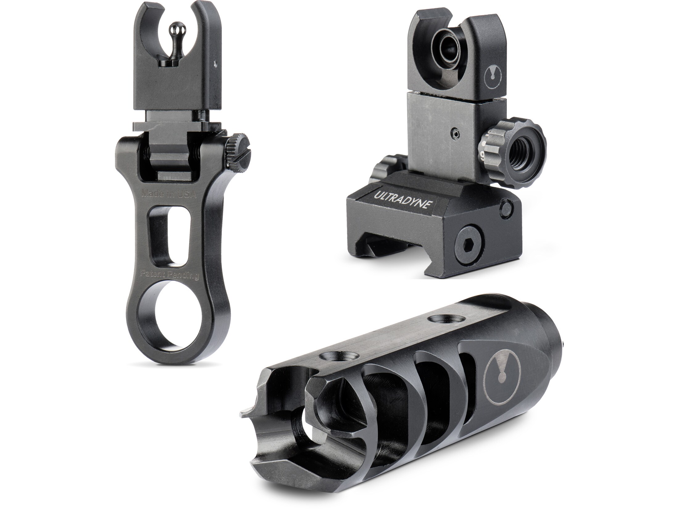 Ultradyne C4 Sight System Combo Dynamount Flip-Up Front Sight, Flip-Up