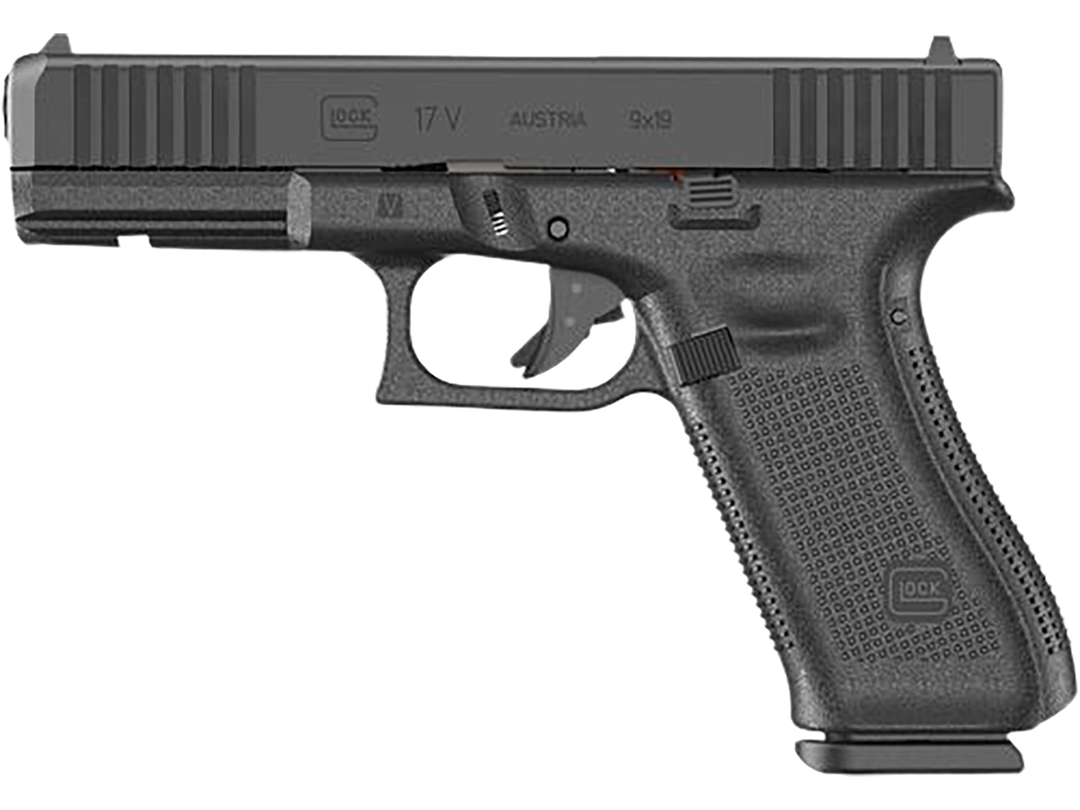 Glock 17 V 9mm Luger Pistol 4.49 Barrel 10+1 Round Black
