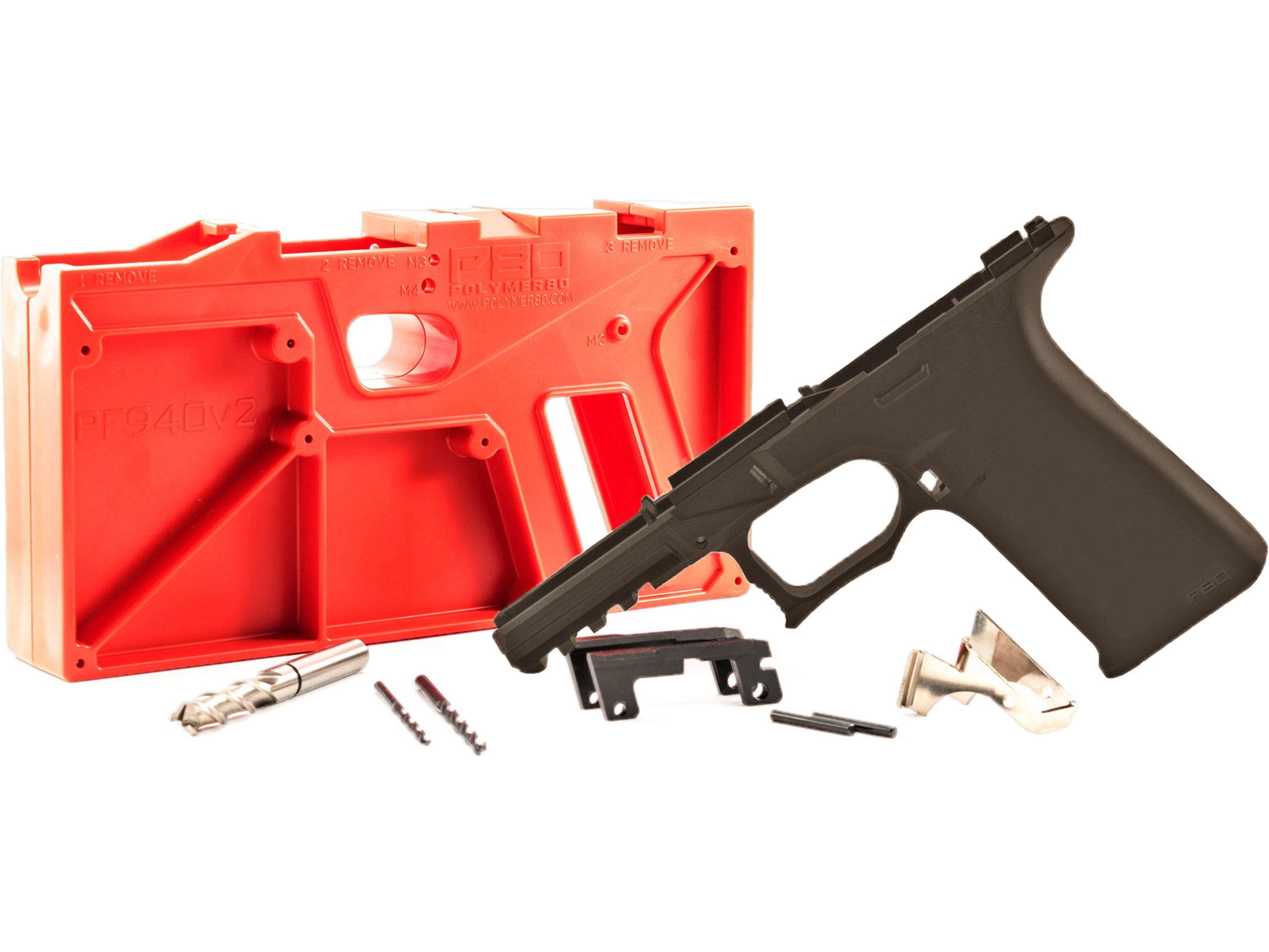 Polymer80 PF940v2 Full Size ReadyMod 80% Pistol Frame Kit Glock 17 17L