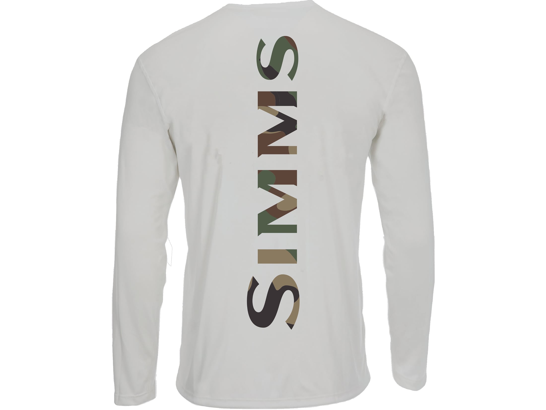 Simms Men's Solar Tech Long Sleeve T-Shirt Red Eye Smallie Sterling XL