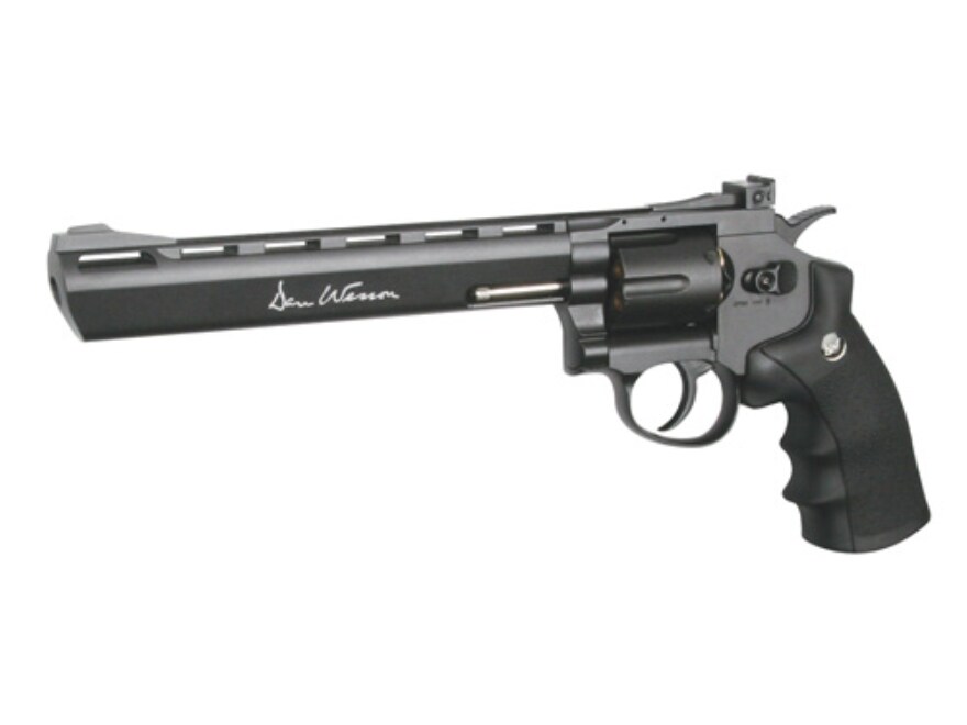 AfterMath Dan Wesson 45 Revolver 4.5mm Double Action CO2 Polymer Black