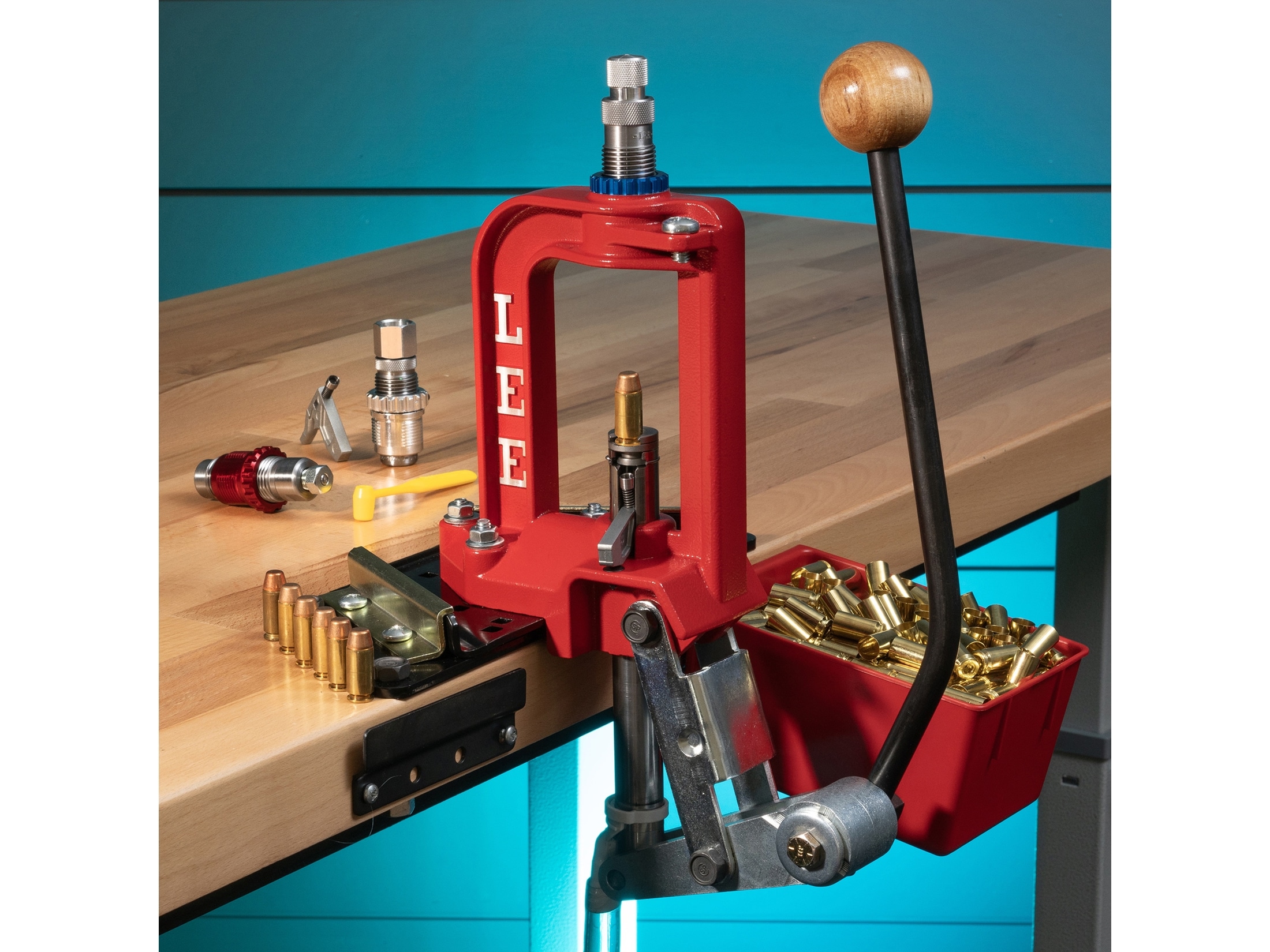 Lee Challenger Breech Lock Single Stage Reloading Press Free Breech