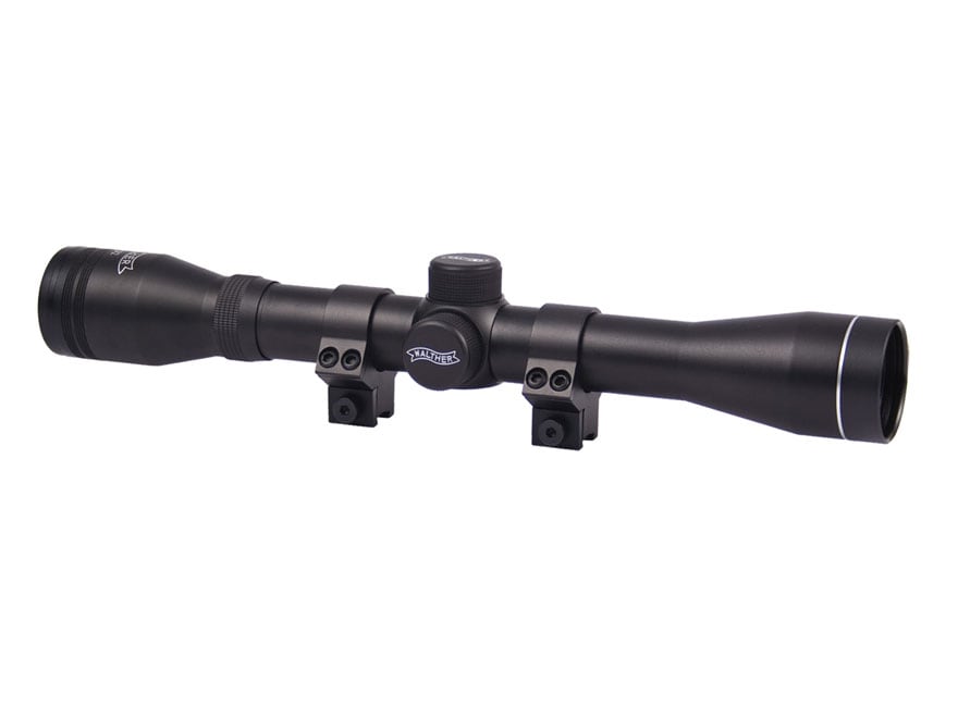 Walther Air Rifle Scope 4x 32mm Duplex Reticle Matte Black