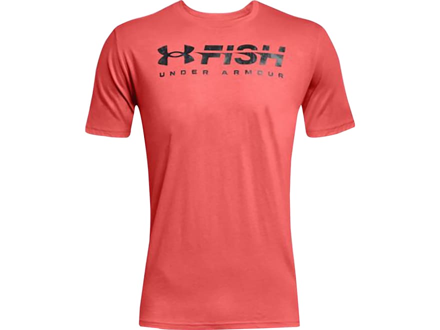 Under Armour Men's UA Fish Strike T-Shirt Venom Red Large