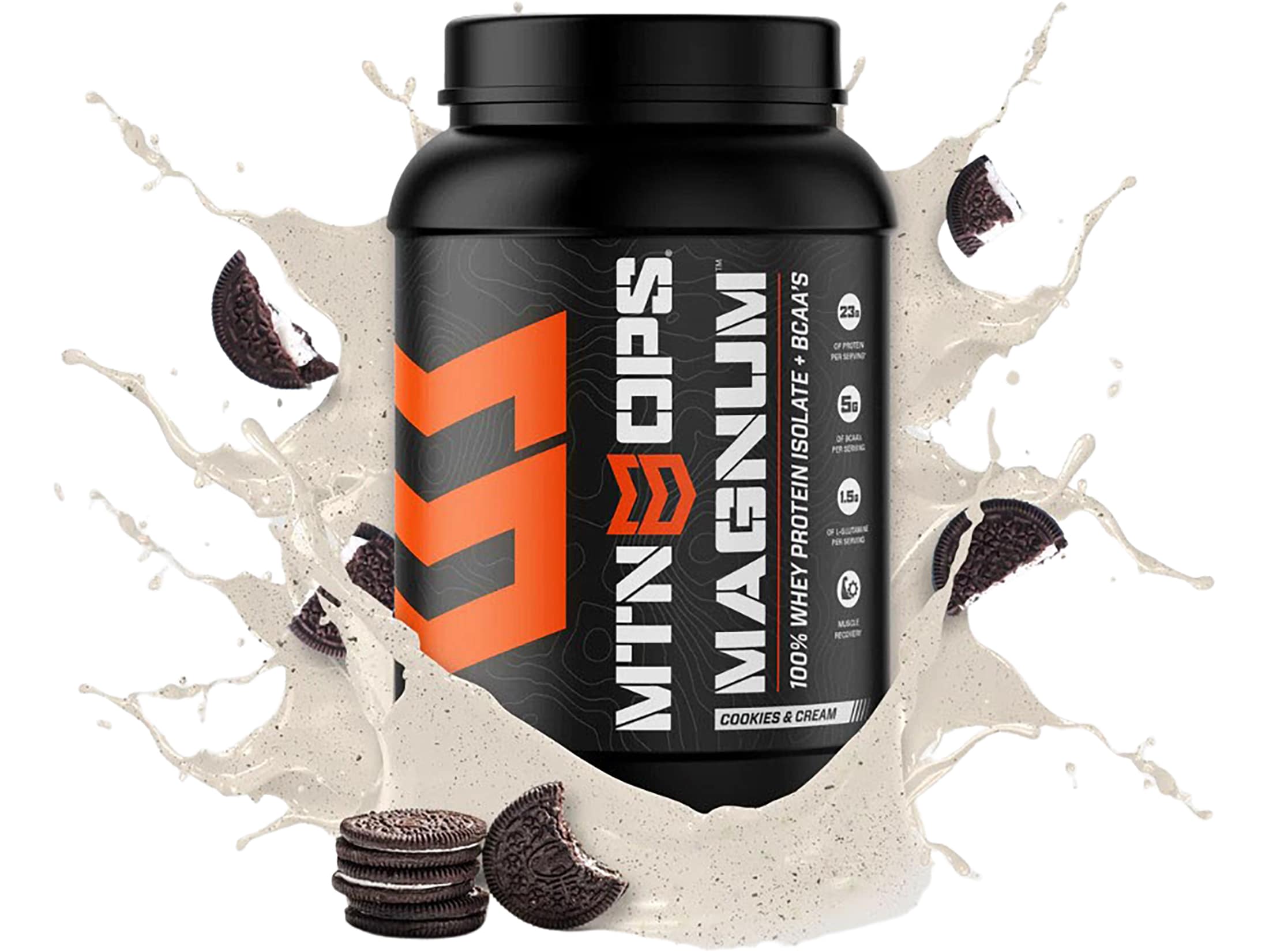 MTN OPS Mag Protein Powder Cookies Cream 30 Servings