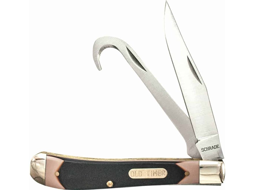 Old Timer Hoof Pick Trapper Folding Pocket Knife 2-Blade Hoof Pick