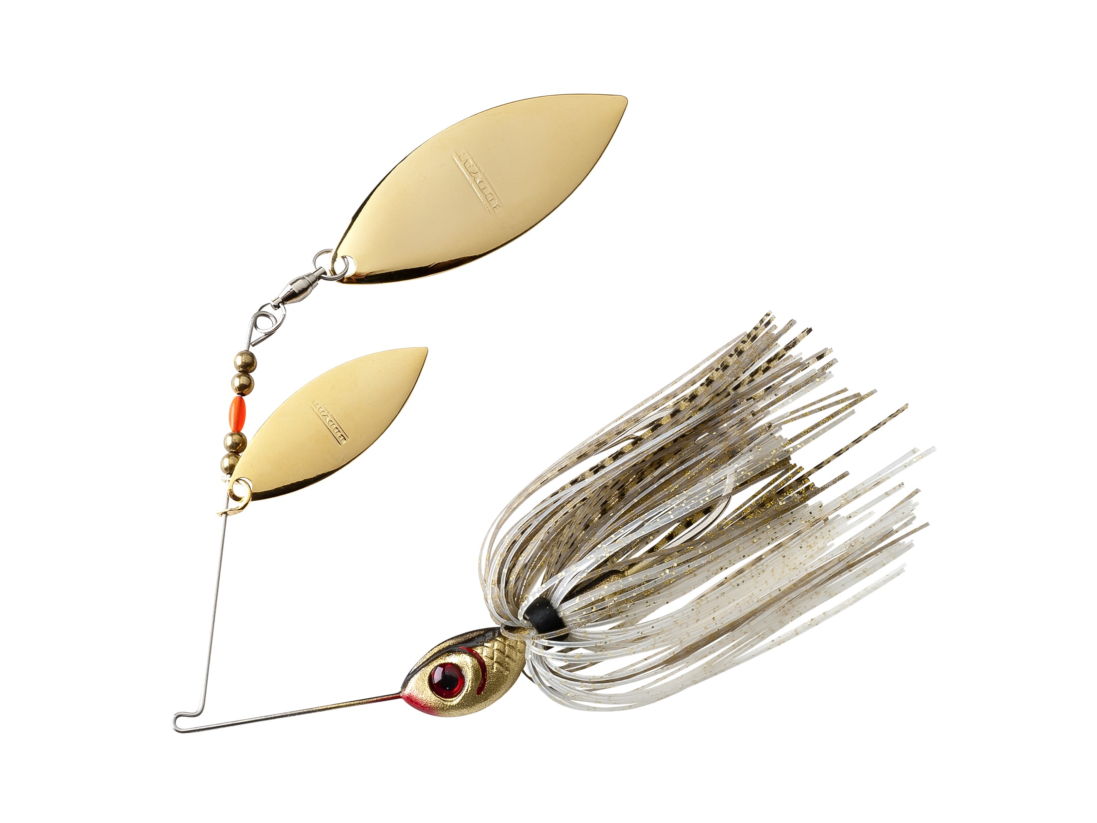 BOOYAH Blade Double Willow Spinnerbait 1/2oz Gold Shiner Gold