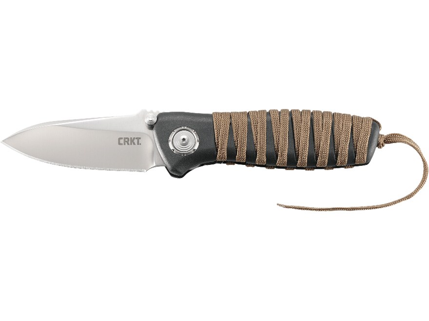CRKT Parascale Folding Knife 3.19 Drop Point D2 Tool Steel Satin Blade